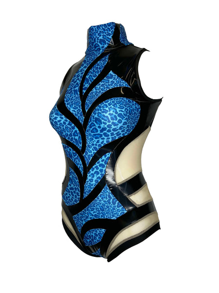 Yvonne in Blue Cheetah – simon preen